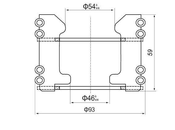 1600A 36 Pins Spring Type Tulip Contact For Medium Voltage Circuit Breaker