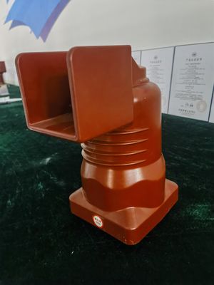 Electrical Epoxy Resin Busbar Insulator Red Low Voltage Trough Type