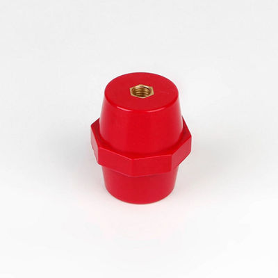 Electrical Epoxy Resin Busbar Insulator Red Low Voltage Trough Type