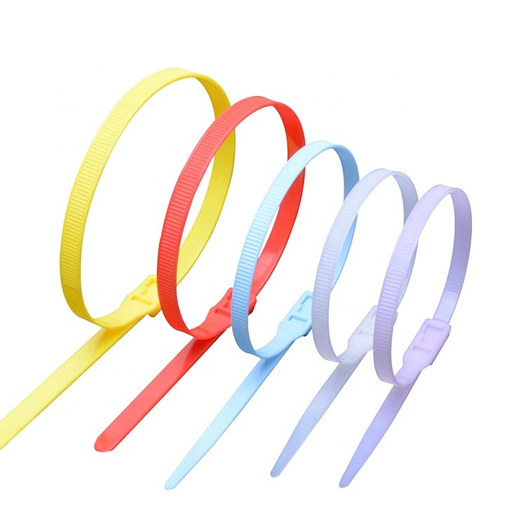 9.0*450mm Nylon Naughty Castle Cable Ties Multiple Colors Self Locking