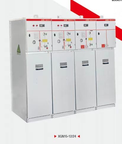 24kV XGN15-12 Metal Clad MV Medium Voltage Switchgear SF6 630A-1250A