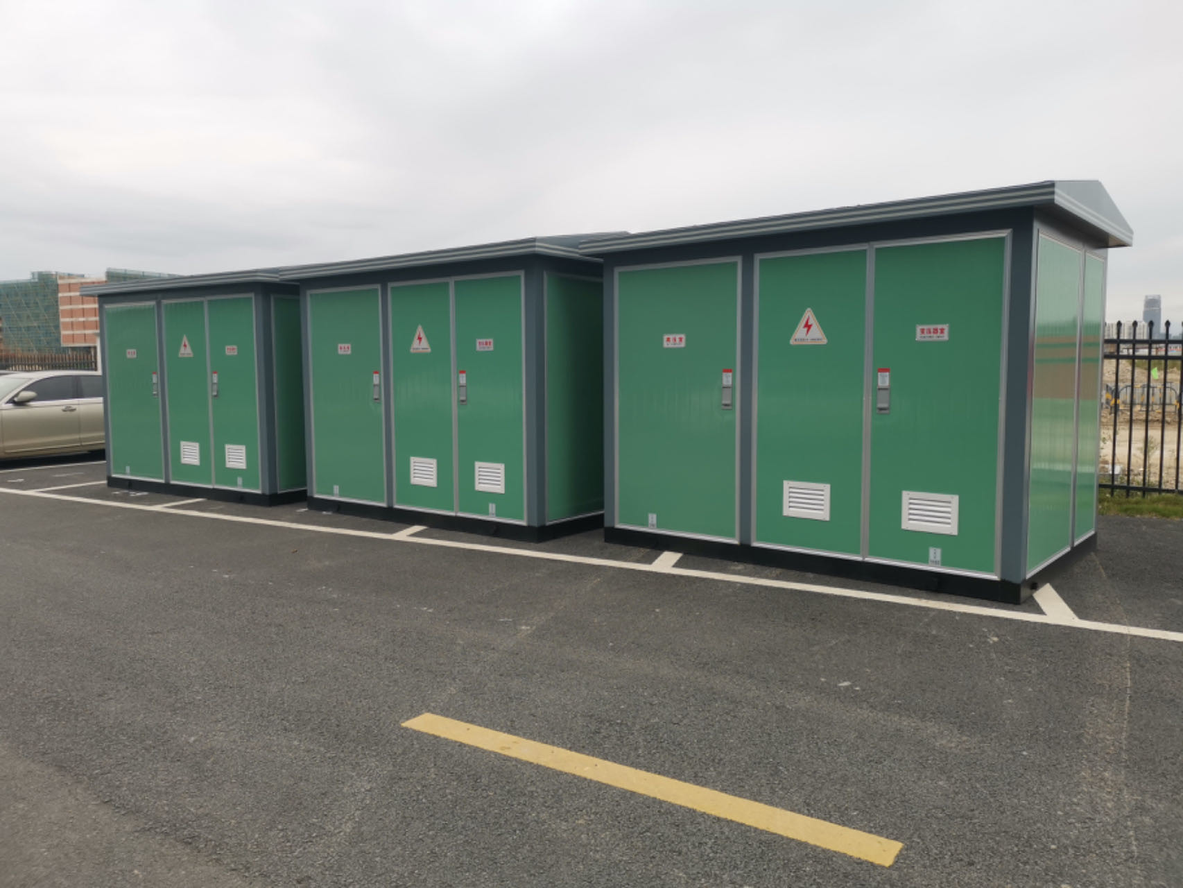 12kV Pre Installed Substation With High Voltage And Low Voltage House ...