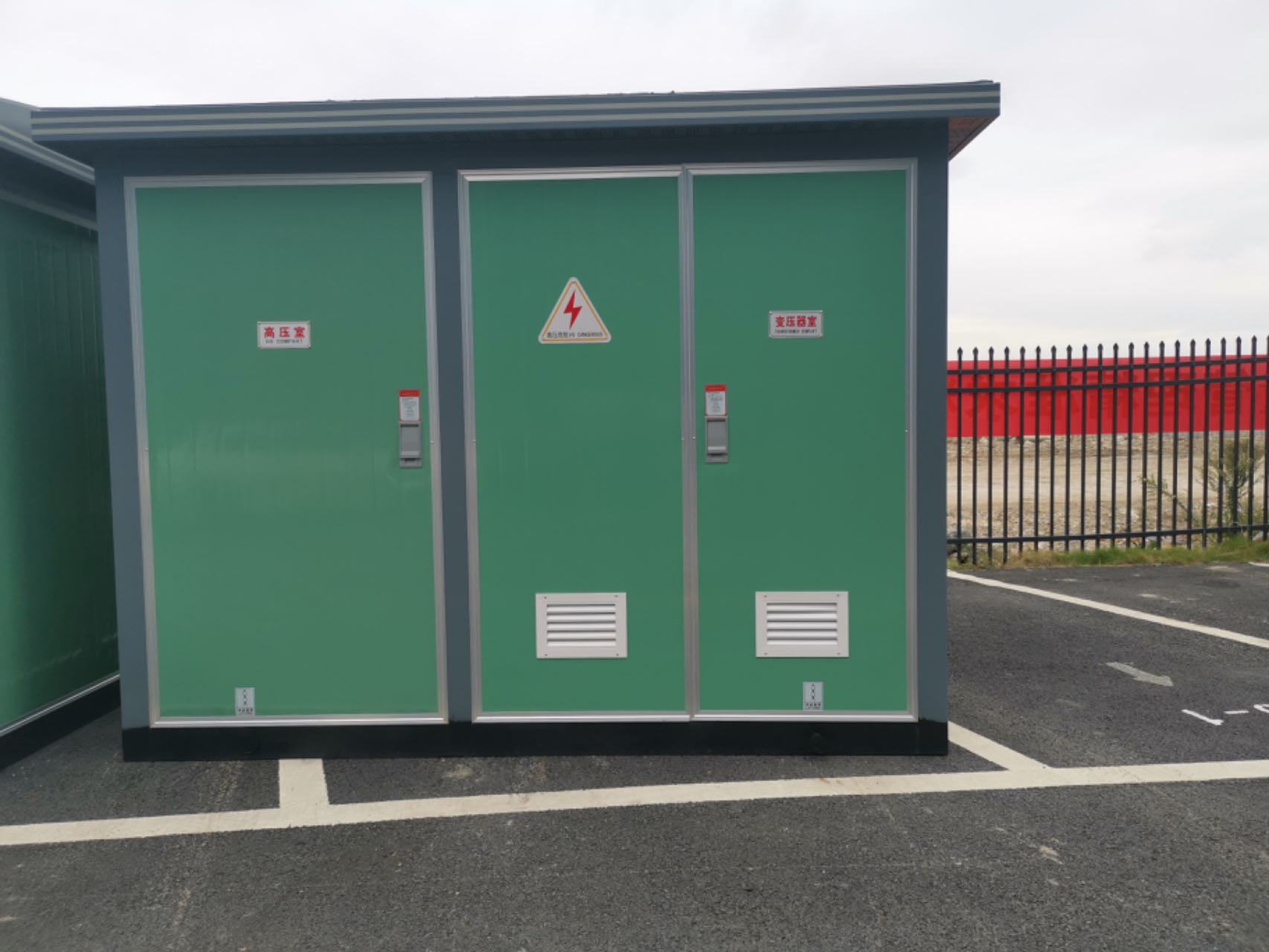12kV Pre Installed Substation With High Voltage And Low Voltage House ...