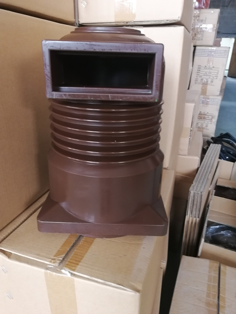 Trough Type Brown 24kV Epoxy Resin Spout Insulator Contact Box For ...
