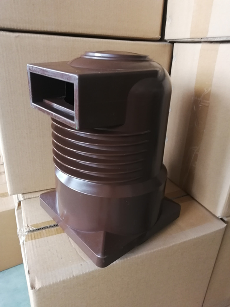 Trough Type Brown 24kV Epoxy Resin Spout Insulator Contact Box For ...