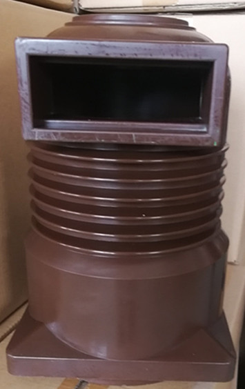 Trough Type Brown 24kV Epoxy Resin Spout Insulator Contact Box For ...