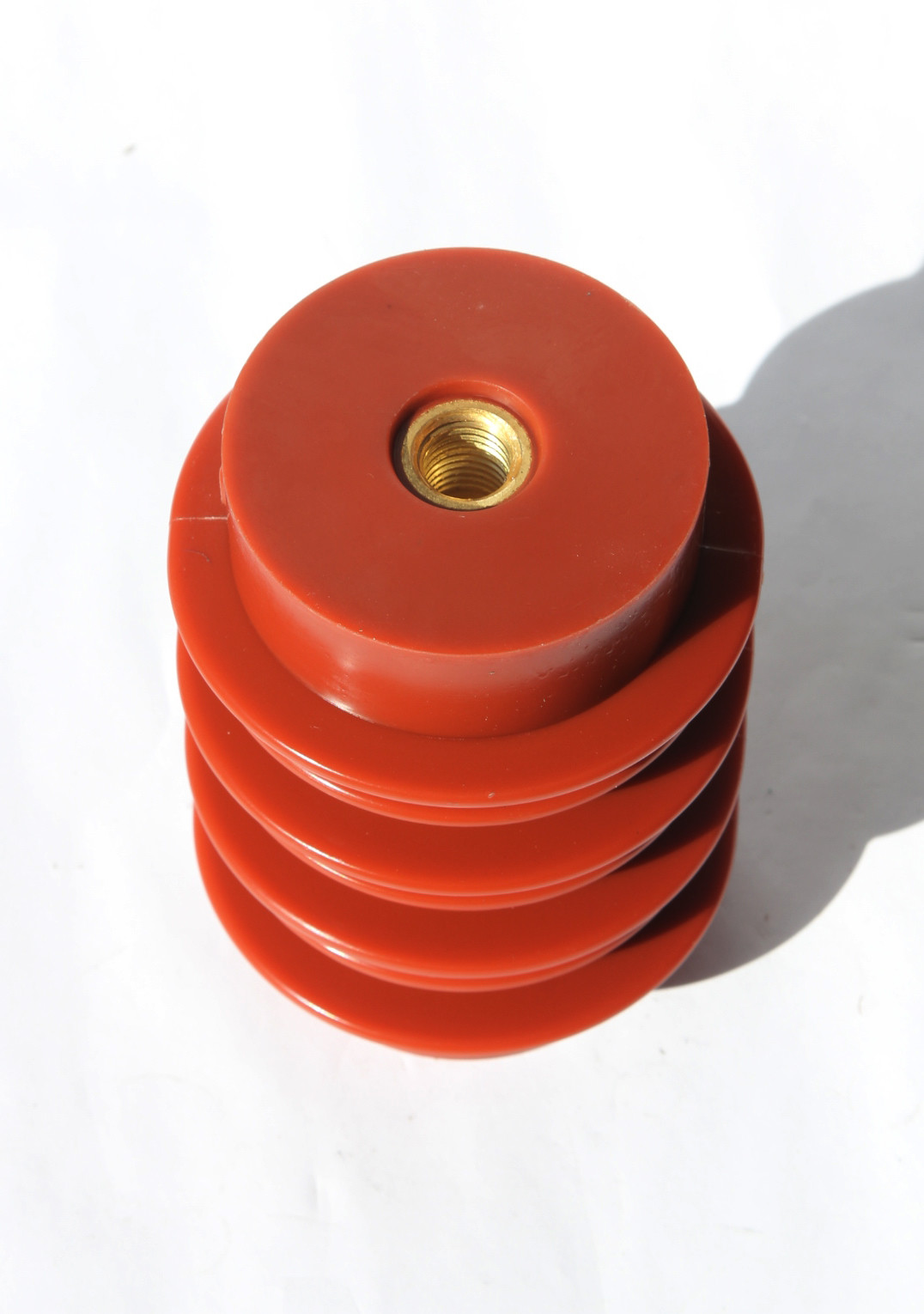 Red 10kV Epoxy Resin Support Medium Voltage Insulator 100X140mm OEM Service