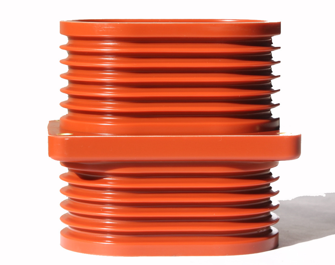 High Voltage Wall Insulation Epoxy Resin Bushing , Busbar Through Insulator