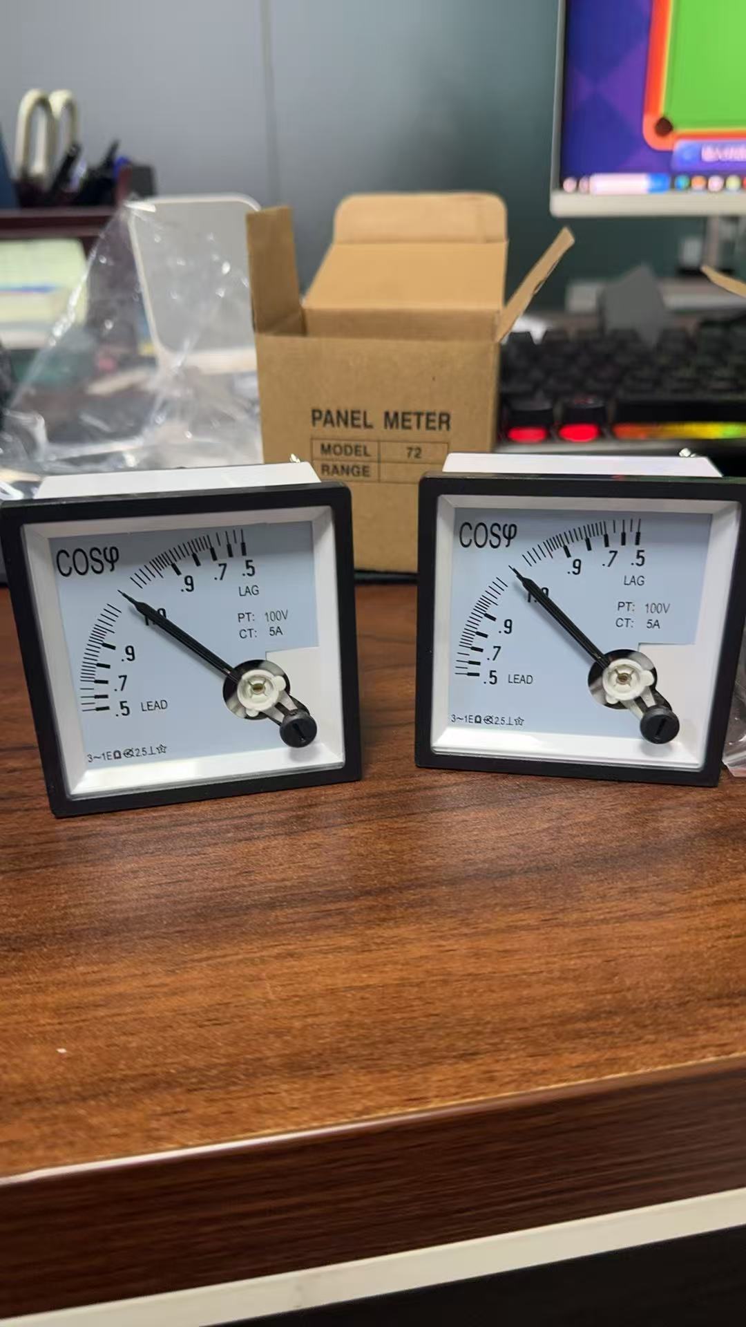 Power Factor Panel Meter with Indoor High Voltage Switch cabinet