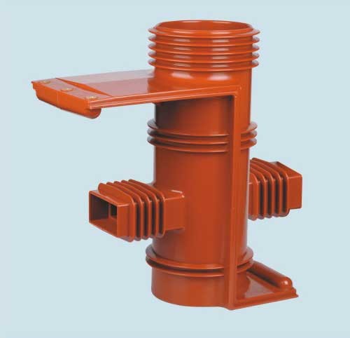 10 KN Flexural Strength High Voltage Bushing / Electrical Post ...
